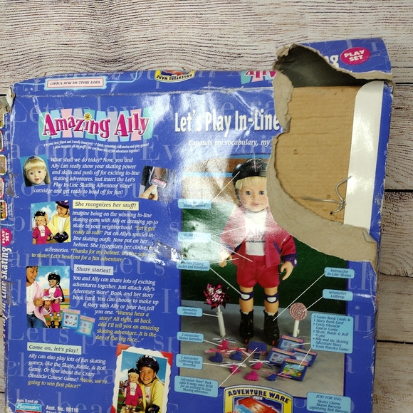 Toys | Vintage Amazing Ally Playmates Interactive Doll Lets Play Inline ...
